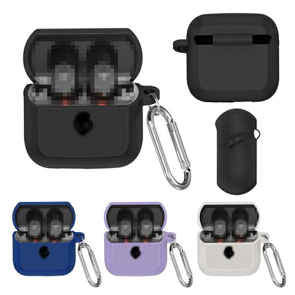 Skullcandy Mod ケース シリコン シンプル カラビナ付き 保護カバー スカルキャンディー ワイヤレスイヤホン おすすめ おしゃれ カバー 傷防止 ケースイヤホン収納ケース 衝撃吸収 ソフトケース