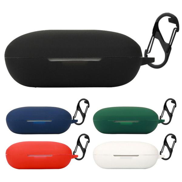 Skullcandy Push Active ケース シリコン シンプル カラビナ付き 保護カバー スカルキャンディー おすすめ おしゃれ カバー 傷防止 ケースイヤホン収納ケース 衝撃吸収 ソフトケース