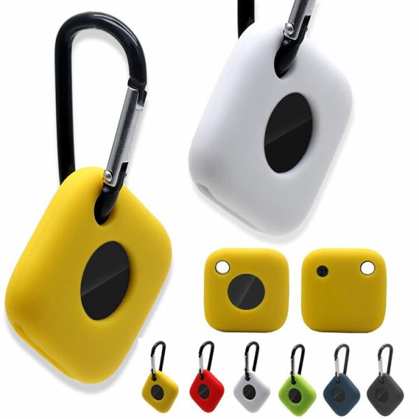 Tile Mate 2022 スマートトラッカー ケース カラビナ付き シリコン シンプル 保護カバー タイル メイト おすすめ おしゃれ カバー 傷つき防止 ケースカラビナ付き シリコンケース 収納ケース 衝撃吸収 耐衝撃