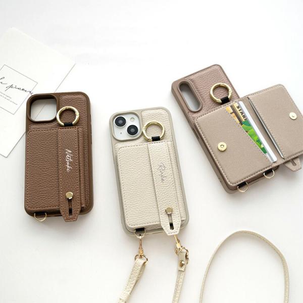 ●商品説明・大人気くすみカラーの立体感のある背面、同色のカラーを施したTPU素材の側面。　しっかり保護できるいいとこどりのハイブリッドスマホケース。　ベルト付きカードケースが付きました。・カードケースには3枚のカードが収納できます。　ベルト...