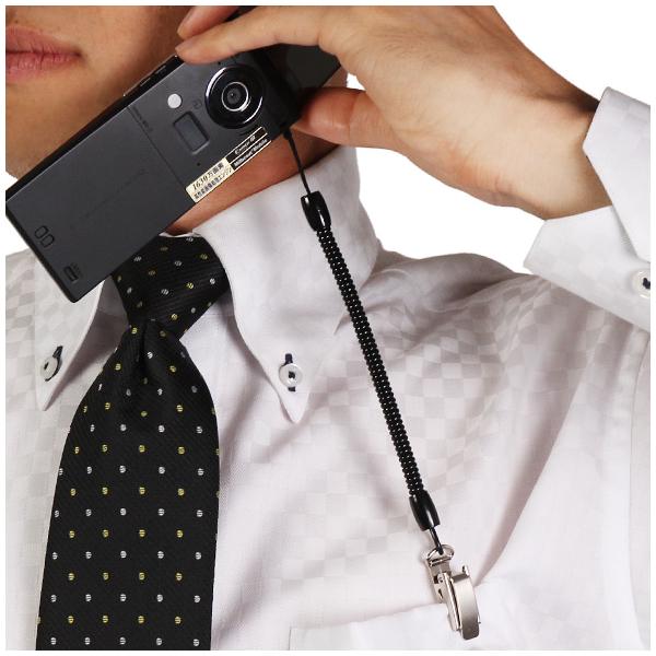 ●携帯電話やPHS等の紛失、落下を防止するストラップです。●通常12cmで、最長50cmまで伸びます。※200gの負荷をかけた場合の数値です。●丈夫なコイルストラップ。●衣類を傷つけにくいラバー付きメタルクリップ。