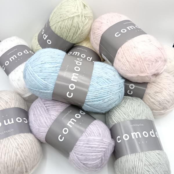 100gの大玉で1玉でふわふわティベット、3玉でベストが編めます。やわらかい毛糸です。[素材]ポリエステル86％、ナイロン9％、アクリル5％[重量]100g約240m[編み針]棒針11〜12号[生産国]中国