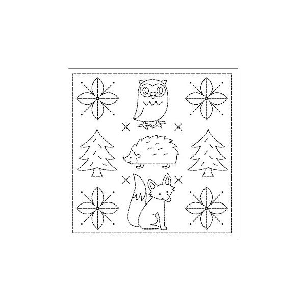 注文個数によりお届け予定日が変更になる場合があります。※在庫ありの商品でも、店頭の在庫と共有しております為、取り寄せになる場合があります。お好みの柄と刺し子糸を組み合わせてお楽しみいただけます布だけのパックです水で消える図案入り[出来上がり...