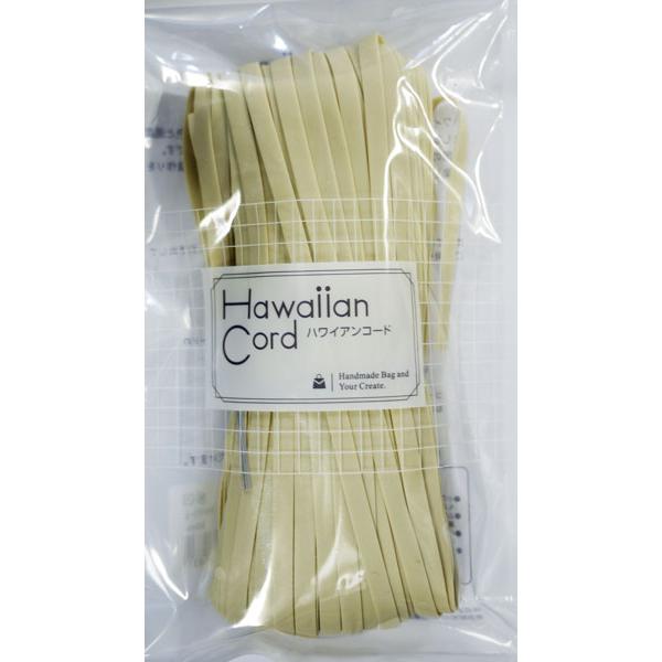 キラキラバッグ作りに最適！ラ・メルヘンテープと同じ様に、ネットに通して使えるハワイアンコード。バッグや小物が簡単に出来ます。織ったり組んだりしてストラップやブレスレットも出来ます。水に強く耐久性があるのでビーチバッグなどにも使えます。[サイ...