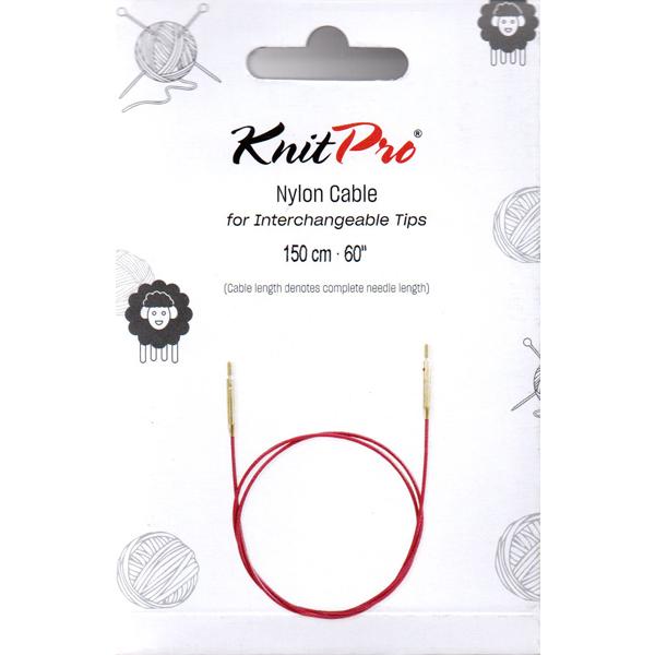 ※外箱がビニール袋から紙製に変更になります。在庫によってパッケージが違います。注文個数によりお届け予定日が変更になる場合があります。カラフルで編みやすいニットプロの付け替え式の輪針専用のケーブル部分です長さ150cm用（針先から針先の長さ）...