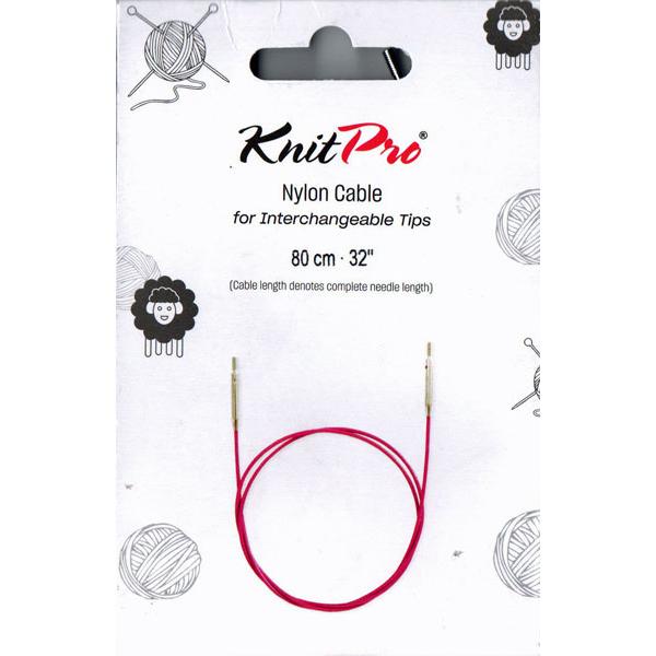 カラフルで編みやすいニットプロの付け替え式の輪針専用のケーブル部分です長さ80cm用（針先から針先の長さ）ケーブルの長さは56cmですケーブル1本、とケーブルキャップ2個、ケーブルキーが1つついています※ニットプロのケーブルはすべての針先共...