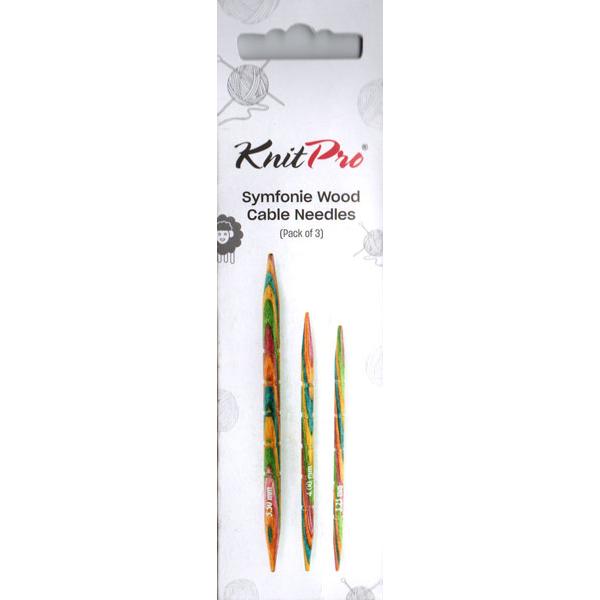 ※外箱がビニール袋から紙製に変更になります。在庫によってパッケージが違います。ニット・プロなわ編み針3本入り( 3.25, 4.00 , 5.50 mm)長さ 80, 85 and 105 mm