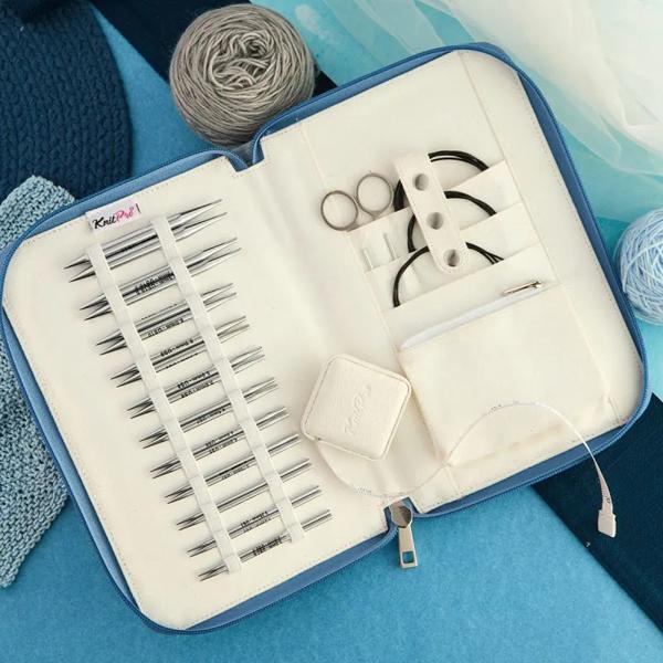 ※短針：40cm,50cm用針先セットです。針先はケーブルを付けたときジョイントの金属部分を含めた長さが10ｃｍです。さまざまな編み針セットを試してみてください。Regal Setは11サイズの編み針セットで、プロジェクトに必要なものがすべ...