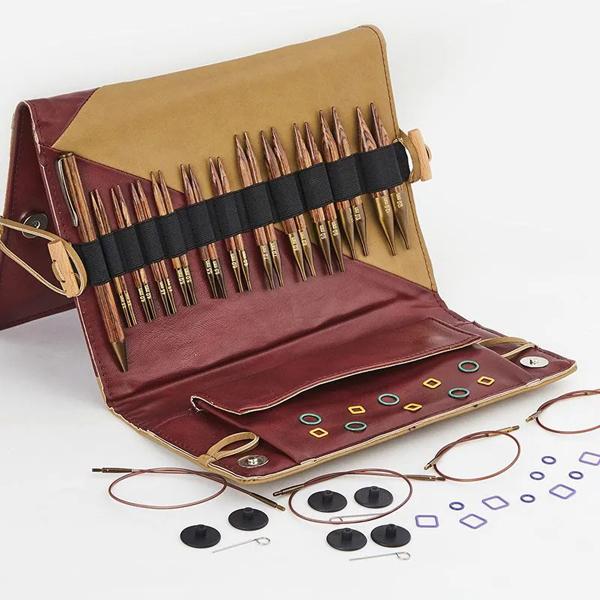 ジンジャースペシャル交換針セット - 10cm(4インチ)あらゆるレベルの編み手向けに設計されたジンジャーの特別な交換可能な輪編み針セットには、多様なプロジェクトに対応するために、長さ10cm(4インチ)のさまざまな針サイズが含まれています...