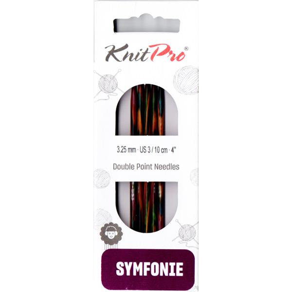 カラフルで編みやすいニットプロの５本針10cmサイズです