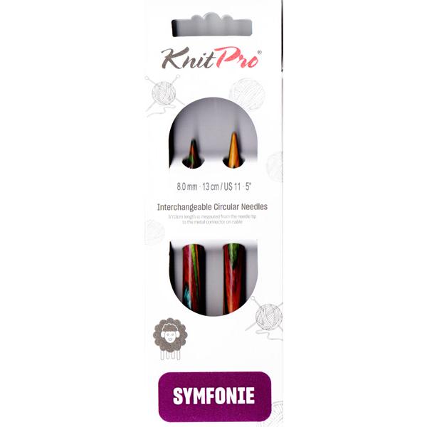 カラフルで編みやすいニットプロの付け替え式の輪針針先部分です号数：10.00ｍｍ