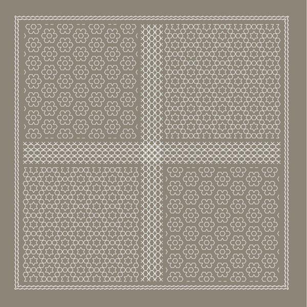 注文個数によりお届け予定日が変更になる場合があります。※在庫ありの商品でも、店頭の在庫と共有しております為、取り寄せになる場合があります。お好みの刺し子糸（別売）を組み合わせてお楽しみいただけます布だけのパックです水で消える図案入り[出来上...