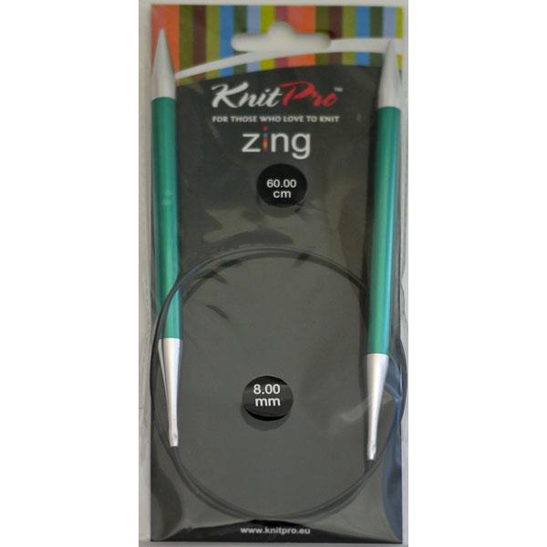 注文個数によりお届け予定日が変更になる場合があります。ニットプロのZING編み針サイズ別カラーで号数がわかりやすいフォギーなカラーのメタリック輪針ですケーブルとのジョイントもスムースに滑らかですサイズ：60cm