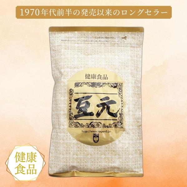 マコマ レギュラー豆元（とうげん）（健康食品）マコマ レギュラー豆元（とうげん）の特徴:５種類の豆を発芽寸前の状態から水溶液として抽出し、小麦粉（全粒紛含む）に吸着させた製品です。1970年代前半の発売以来のロングセラー商品です。皆様の日々...