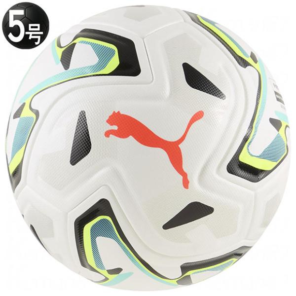 プーマ、サッカーボール5号球。8パネル構造やデボス加工、3Dテクスチャリングにより、飛行の安定性が向上。優れた品質を証明する国際基準のFIFA QUALITY PROを獲得。◆国際公認球(FIFA QUALITY PRO)◆人工皮革◆5号球...