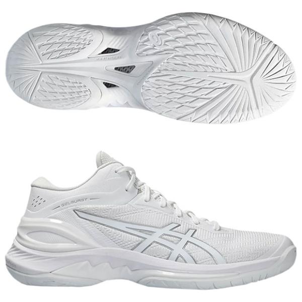アシックス、大人/メンズ用バスケットボールシューズ「GEL BURST 28」。高速化するバスケットボールに対応するスピードコンセプトモデル。中足部から前方向に伸びるトラスティックがダッシュ時に反発性を発揮し、プレーヤーの加速をサポート。か...