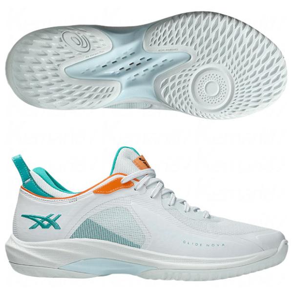 ※この商品は予約商品です。アシックス、大人/メンズ用バスケットボールシューズ「GLIDE NOVA FF 4」。シュータンを縦に2分割したスプリットタン構造が、フィット性と着脱のしやすさを両立。サポート性に優れたアッパーと中足部のトラスティ...