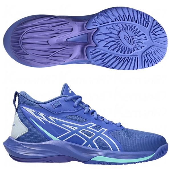 アシックス、子供/ジュニア/キッズ用バスケットボールシューズ「SWIFTACE GS」。スピードで勝負したいジュニアプレーヤー向けモデル。つま先の動きとサポート性を高めながら成長期の足を支えるキッズ専用ラストを採用。アッパー上部にカスタムア...