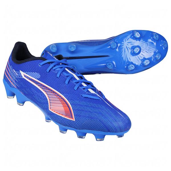プーマ、大人/メンズ用サッカースパイク。アンテイムドパック(UNTAMED PACK)。異次元のスピードでゲームを支配するスピードブーツ、プロモデルスパイク。更なるスピードを生み出す軽量メッシュアッパーに、ボールコントロールとシューズの保形...