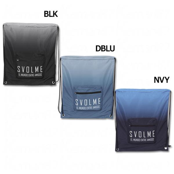 人気急上昇ブランド・スボルメ、ジムバッグ。グラデーションカラーデザインを採用したマルチバッグ。小物の収納に便利な前ポケット付き。様々な用途に使用可能。◆消臭素材：タフタ品質：ポリエステル100％サイズ：F(約40×48cm)モデル：2024年秋冬