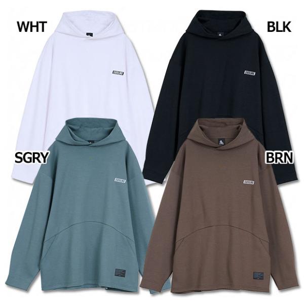 人気急上昇ブランド・スボルメ、大人/メンズ用スウェットトップ。ダブルフェイスのコットンスムース素材を使用した、少しキレイ目で大人な雰囲気のスウェットパーカー。素材：テックスウェット品質：コットン65％、ポリエステル35％モデル：2025年秋冬