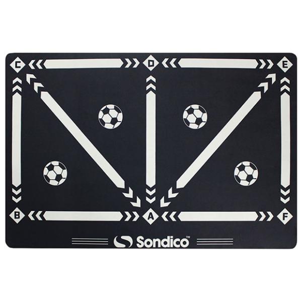 ソンディコ、トレーニングマット。イギリスの伝統あるサッカー専門ブランド・ソンディコのトレーニングマット。自宅や室内でのトレーニング時に衝撃を吸収し、身体への負担を軽減。珪藻土素材を使用。サイズ：F(約60×90cm、厚さ約3.5mm)モデル...