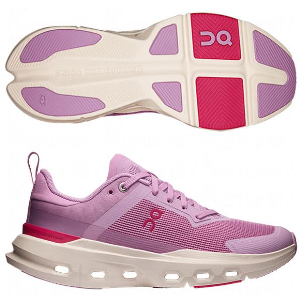 オン、大人/ウィメンズ用ランニングシューズ。トレーニングから普段使いまでシーンレスに活躍する、クッション性に優れた軽量ジムシューズ。安定感のあるソフトな履き心地。幅広ソールとヒールクリップで安定性を強化。幅広ソールとヒールクリップで安定性を...