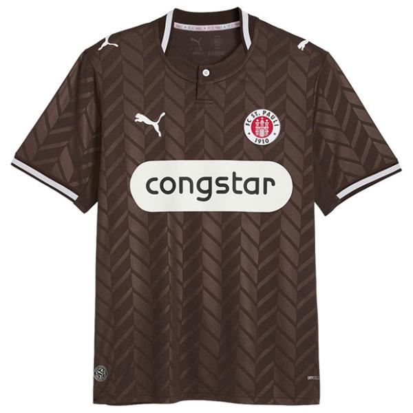 ドイツ・ハンブルクのザンクトパウリ地区を本拠地とするスポーツクラブ、FCザンクトパウリ(FCSP)、2026-2027年シーズンモデル、ホーム用レプリカユニフォーム。選手着用ユニフォームのレプリカモデル。軽量で独自の吸水速乾機能を備えたdr...