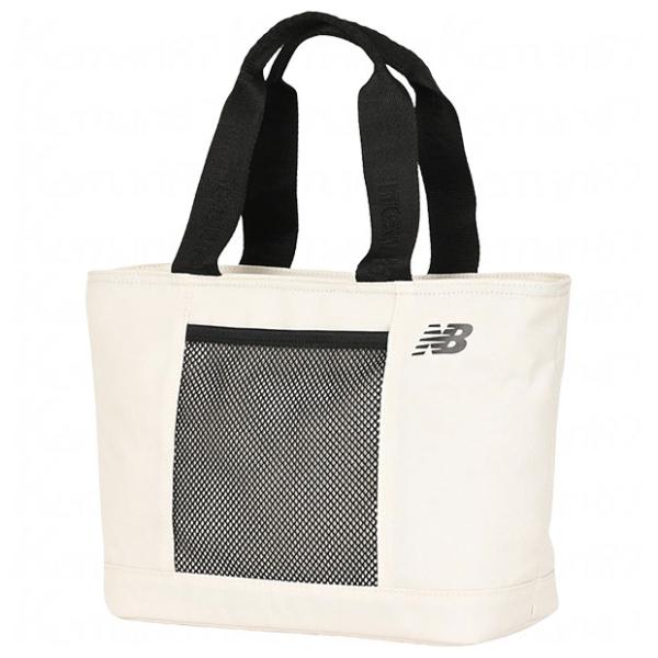ニューバランス、トートバッグ。断熱効果のあるパッドを搭載し、温冷の両方に対応したミニトートバッグ。サイドに小物を収納可能なポケット付き。アウトドアやレジャーシーンで活躍。サイズ：OSZ(約33×23×13cm、約8L)カラー：リネンモデル：...