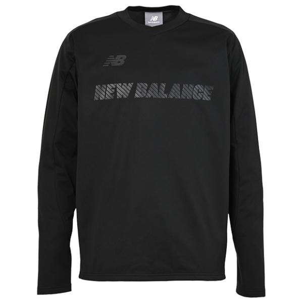 ニューバランス、大人/メンズ用トレーニングトップ。ブラックアウトコレクション(Black Out Collection)。防風・撥水機能を持つ裏起毛素材を使用したボンディングトップ。高い保温性とストレッチ性により、真冬の寒さにも対応しながら...