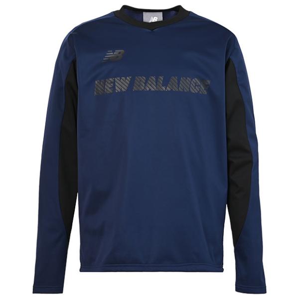 ニューバランス、大人/メンズ用トレーニングトップ。防風・撥水機能を持つ裏起毛素材を使用したボンディングトップ。高い保温性とストレッチ性により、真冬の寒さにも対応しながら動きやすさを確保。品質：ポリエステル100％カラー：NBネイビーモデル：...