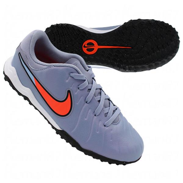 ナイキ、子供/ジュニア/キッズ用トレーニングシューズ。スケアリーグッドパック(SCARY GOOD PACK)。クラシックとフューチャーを融合したティエンポ、ジュニアモデル。エンジニアードレザーを使用することでボールタッチが向上し、素足のよ...