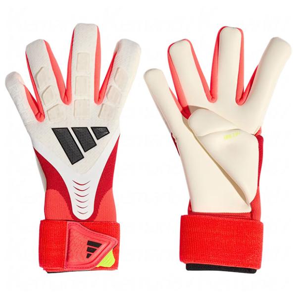 アディダス、大人/メンズ用ゴールキーパーグローブ。プレデターシリーズとのデザイン連動モデル。手首にぴったりフィットする、伸縮性に優れたストラップ搭載モデル。URG 2.0+テクノロジーが、優れたグリップ力と快適さを両立。伸縮性と通気性に優れ...