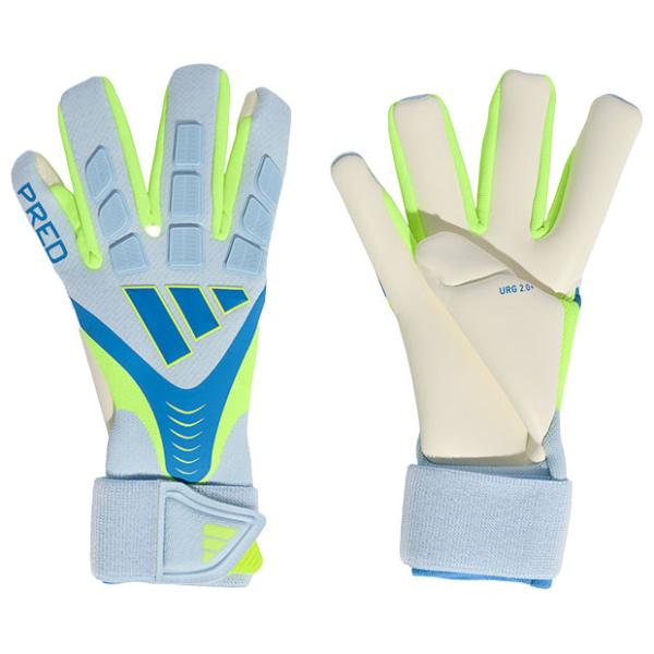 アディダス、大人/メンズ用ゴールキーパーグローブ。プレデターシリーズとのデザイン連動モデル。手首にぴったりフィットする、伸縮性に優れたストラップ搭載モデル。URG 2.0+テクノロジーが、優れたグリップ力と快適さを両立。伸縮性と通気性に優れ...