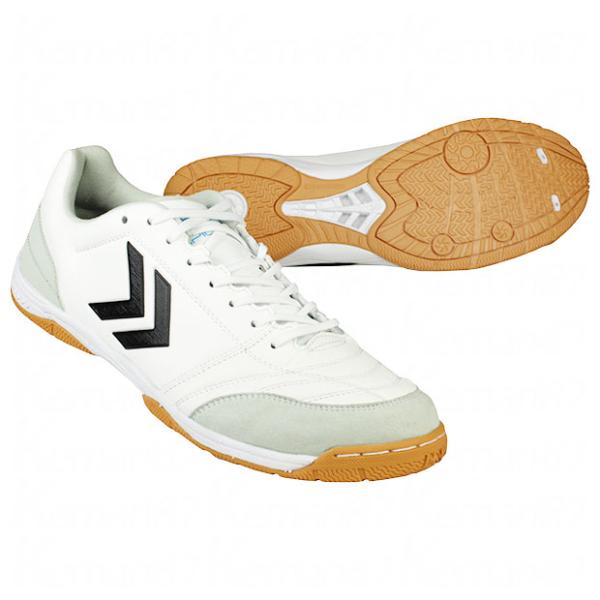 HUMMEL ヒュンメル アピカーレ5 PRO PG(ホワイト×サックス) HAS5127.1075 フットサル インドアシューズ hummel（ヒュンメル） アピカーレ 5 PRO PG ホワイト×サックス