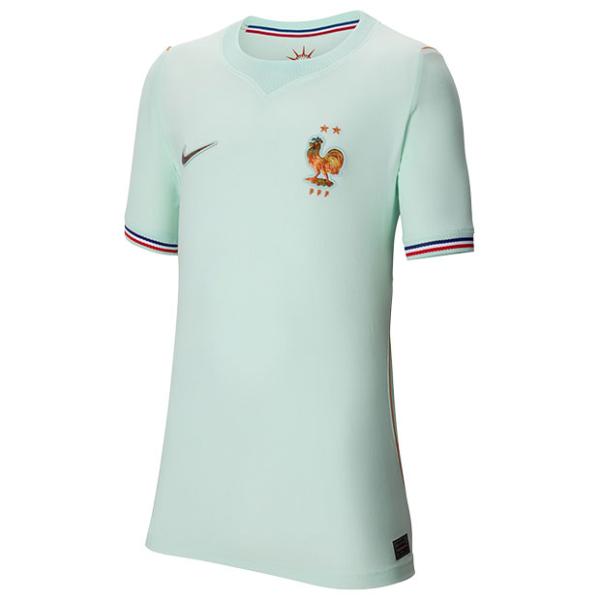 フランス代表、2026年シーズンモデル、アウェイ用スタジアムジャージ。選手着用ユニフォームのレプリカモデル。Dri-FIT素材によりさらりと快適な着用感をキープ。子供/ジュニア/キッズ用。◆Dri-FIT(吸汗速乾)品質：ポリエステル100...