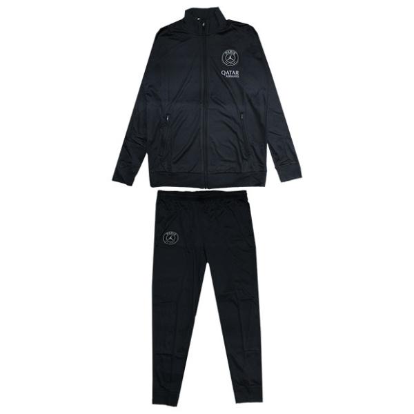 フランス・リーグ・アン、パリ・サンジェルマン、大人/メンズ用トレーニングスーツ。選手がトレーニング時に着用するジャージ上下セット。Dri-FITテクノロジーが、肌から汗を逃がしてすばやく蒸発させ、さらりと快適な状態をキープ。ジョーダンブラン...