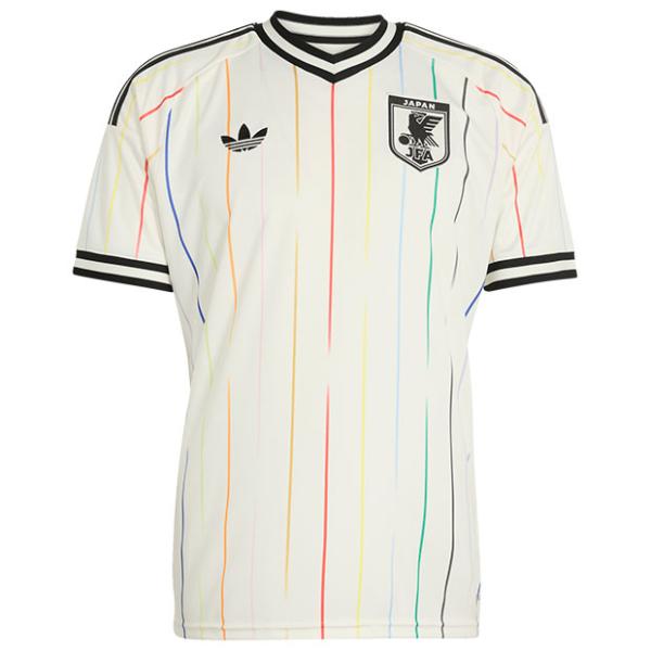 アディダス サッカー日本代表、2026年シーズンモデル、アウェイ用レプリカユニフォーム。選手着用ユニフォームのレプリカモデル(応援・観戦に最適なサポーター向けユニホーム)。「Colors(水平線の向こう側のカラフルな景色)」をコンセプトに、...