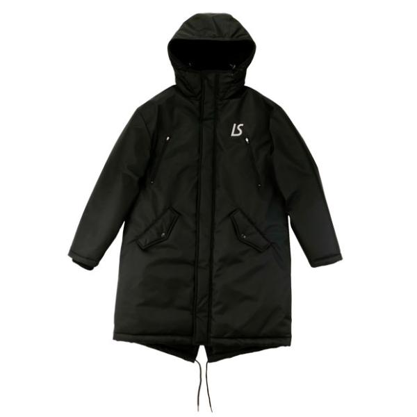 ポルトガル語で「光と影」を意味するルースイソンブラ、大人/メンズ用ベンチコート。様々なシーンに対応したスタンダードデザインの中綿ロングコート。フード・首回り・胸ポケットの中がボア仕様にアップデート。品質：本体・裏地・中綿/ポリエステル100...