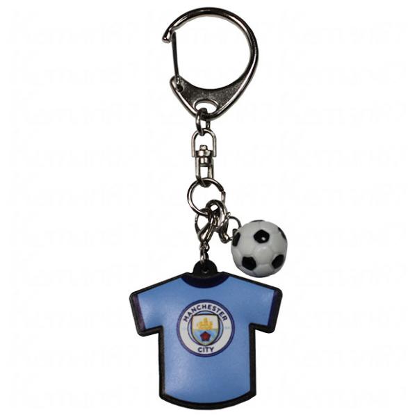 イングランド・プレミアリーグの名門、マンチェスターシティ、ラバーキーホルダー。定番のサポーターズアイテム。ユニフォームデザインのかわいいキーホルダー。カラー：スカイブルーモデル：2024年春夏