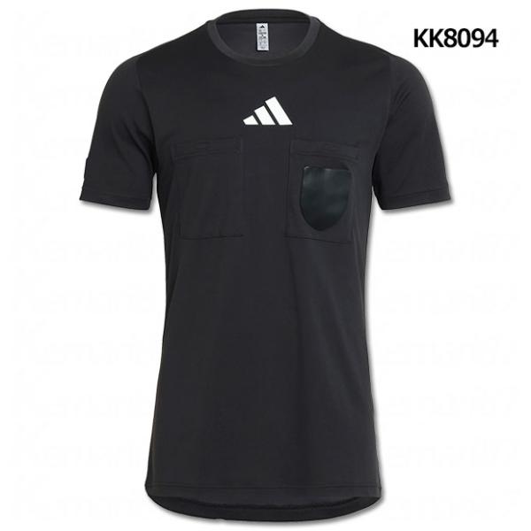 アディダス、大人/メンズ用レフリートップ。定番のレフェリー用ウェアー。夏場でも快適に着用可能な接触冷感仕様。レギュラーフィット仕様。品質：ポリエステル100％モデル：2026年春夏