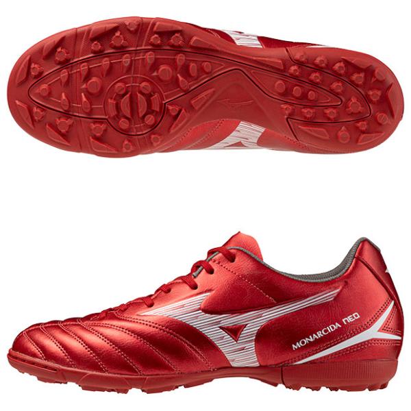 ミズノ、大人/メンズ用トレーニングシューズ「モナルシーダ ネオ 3 セレクト AS」。ルビーレッドパック(RUBYRED PACK)。モレリア・モレリアネオの魂を受け継ぐモナルシーダネオシリーズ、ワイドトレーニングモデル。アッパーにソフト人...