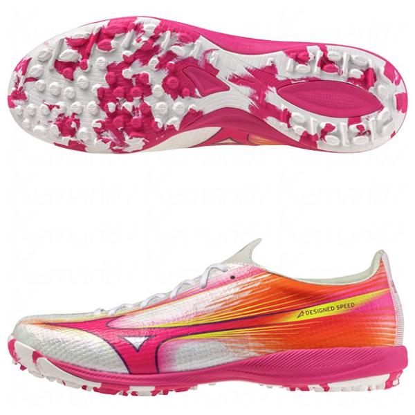 ※この商品は予約商品です。ミズノ、大人/メンズ用トレーニングシューズ「MIZUNO α 3」。ブレイジングフレアパック(BLAZING FLAIR PACK)。ニットが生む極上のフィット感が爆発的なスピードを引き出す「MIZUNO α」第3...