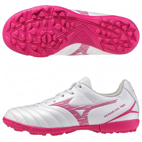 ※この商品は予約商品です。ミズノ、子供/ジュニア/キッズ用トレーニングシューズ「モナルシーダ ネオ 3 セレクト JR AS」。ブレイジングフレアパック(BLAZING FLAIR PACK)。モレリア・モレリアネオの魂を受け継ぐモナルシー...