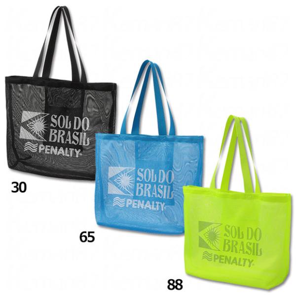 ペナルティ、トートバッグ。メッシュ素材を採用したトートバッグ。レジャーや練習時など様々なシーンに対応。品質：ポリエステル100％サイズ：F(約37×52×15cm)モデル：2024年春夏