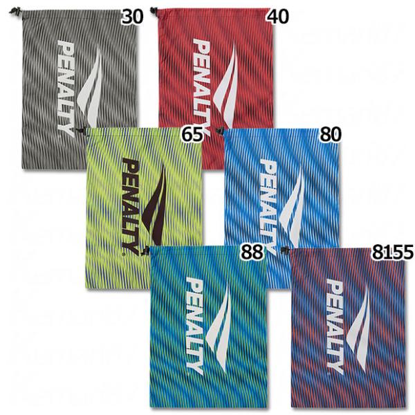 ペナルティ、シューズ袋。アイコニックなブランドロゴが存在感を放つシューズバッグ。シューズ袋としてはもちろん、バッグの中の仕分けアイテムとしても活躍。品質：ポリエステル100％サイズ：F(約42×28cm)モデル：2026年春夏