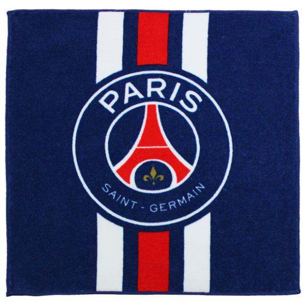フランス・リーグ・アン、パリ・サンジェルマン、ハンドタオル。定番のサポーターズアイテム。クラブエンブレムデザインのタオル。サイズ：F(フリー)カラー：ネイビーモデル：2021年秋冬