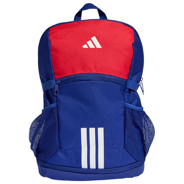 アディダス、子供/ジュニア/キッズ用バックパック。サッカーウェアの名作にルーツを持つティロシリーズ。複数のポケットや底部のシューズ収納スペースなど、機能面が充実したバックパック。練習や普段使いに最適。素材：プレーンウィーブ品質：ポリエステル...
