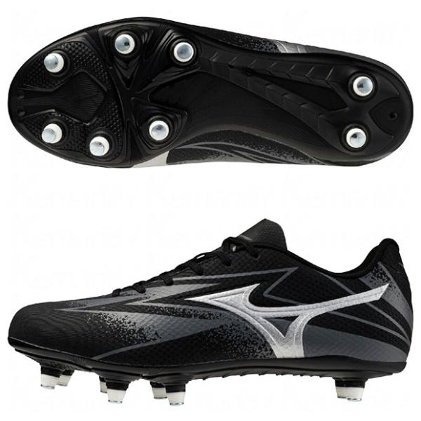 ※プレー時の安全性の確保のため、着用前に必ずスタッドのゆるみ等のチェックをお願いします。ミズノ、大人/メンズ用ラグビー取替式スパイク。スーパーワイドフィットのフォワード向けプロ仕様モデル。◆カップインソール(突き上げ緩和タイプ)アッパー：合...