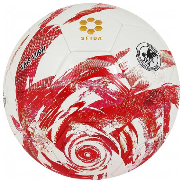 スフィーダ、サッカーボール5号球。歓喜の渦を巻き起こす熱狂の瞬間を共に。真球性と蹴り心地を高めたサーマル製法を採用。雨天時のボールの吸水を抑制。砂防止バルブ付き。◆JFA検定球◆サーマル製法◆5号球(中学生〜大人用)◆ホワイト×レッドモデル...